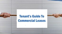 A Tenant’s Guide To Commercial Leases - Rights and Terms